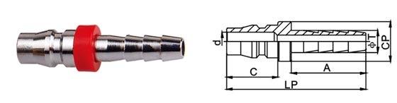 Flexible Durable Brass Quick Release Coupling LSQ-CC Use For Shipping Building 5