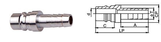 Flexible Durable Brass Quick Release Coupling LSQ-CC Use For Shipping Building 1