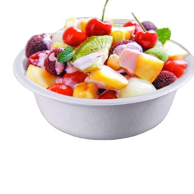 Cina Ciotola crema dell'imballaggio della minestra di Straw Pulp Ice della canna da zucchero del grano biodegradabile della polpa in vendita