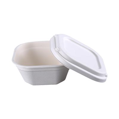China Biologisch abbaubares Quadrat Mitnehmer-ODM-Weizen Straw Tableware zu verkaufen