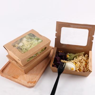 China Recipientes afastados Compostable visíveis à venda