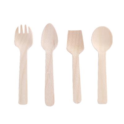 Cina Forchette eliminabili e cucchiai di legno 16CM da portar via eliminabili in vendita