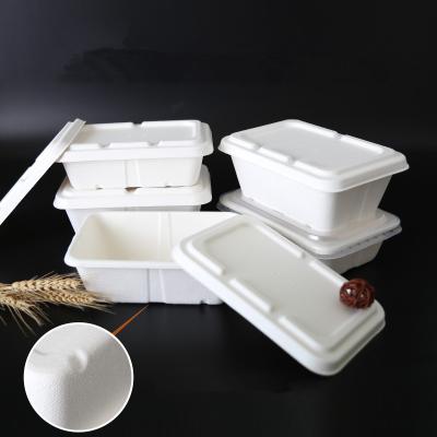 China Caixas afastadas do bagaço à prova de graxa amigável Compostable de Eco à venda
