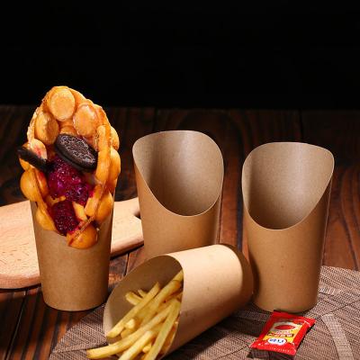 Cina Patate fritte di carta che imballano logo eliminabile del contenitore delle scatole imprintable in vendita