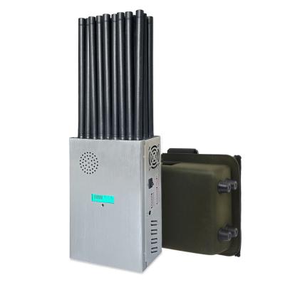 27 Antennas Portable Blocker All Mobile Phones Used Worldwide GPS WiFi6E RF Signals Jammer