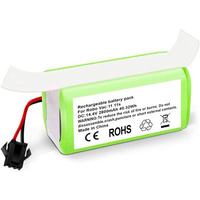 China RoboVac aspirador de pó bateria de lítio 11S 15C 15T 14,4 V 2800 mAh bateria de íon de lítio à venda