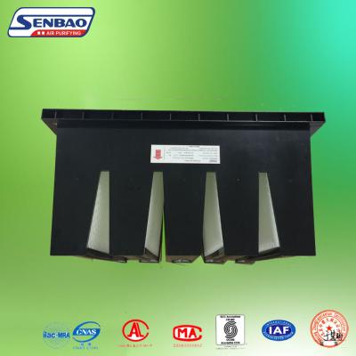 Cina La Banca di Hepa V di purificazione filtra il medium della carta da filtro della vetroresina H14 in vendita