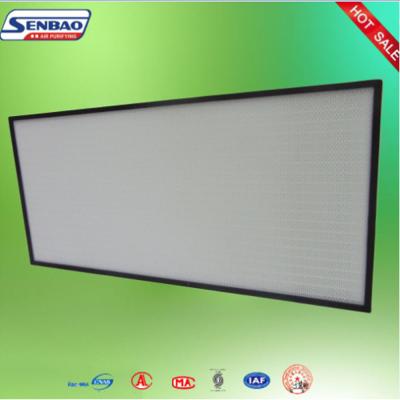 China Mini del plisado fibra de vidrio del filtro de aire ultra ULPA para el sitio electrónico y limpio en venta