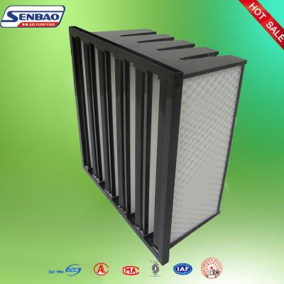 Cina Struttura nera della plastica dell'ABS del sistema di condizionamento d'aria di filtri dell'aria di HVAC della Banca di V in vendita