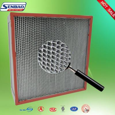 Cina Filtro dell'aria pieghettato profondo del pannello di rendimento elevato di corpo filtrante della vetroresina in vendita