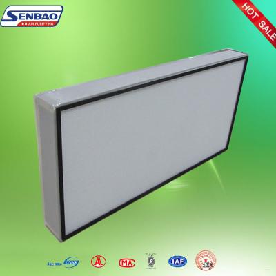Cina Scarico dell'aria del soffitto di media della casa di filtro dell'aria di vetro di fibra di filtri dell'aria di Hepa di alta efficienza in vendita