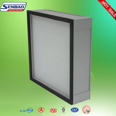 China Eficacia alta de los filtros de aire del marco H13 Hepa de la aleación de aluminio del techo en venta