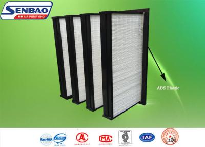 China Air Handling Unit V Shape Fiberglass Air Filters Medium Efficiency In HVAC System for sale