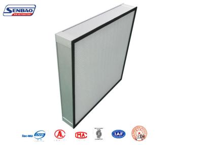 中国 実験室の Cassete のタイプ Hepa のエア フィルターのガラス繊維媒体 H14 販売のため