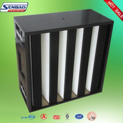 Cina L'efficienza media di F6 F7 F8 F9 ha combinato il filtro dell'aria del carbonio/filtro dell'aria di forma di v in vendita