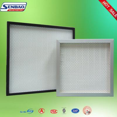 Cina Filtro leggero da Hepa della piega della guarnizione di schiuma di EVA mini per efficienza H13/H14 della sala pulita in vendita