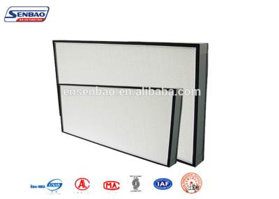 中国 クリーン ルームHVACの空冷方式の産業小型プリーツをつけられた空気清浄器のHepaフィルター 販売のため