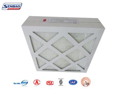 Cina Filtro dell'aria pieghettato del carbonio attivato condizionamento d'aria del pannello con il materiale della carta di F6 F7 F8 pp in vendita