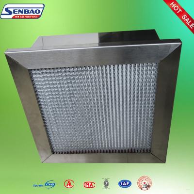 Cina Filtri dell'aria profondi di Hepa della piega H13 per stanza pulita ed il sistema ISO9001 di HVAC in vendita
