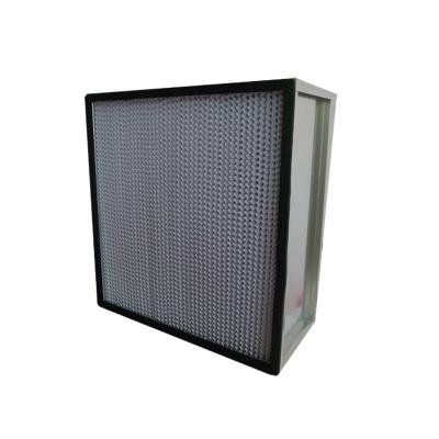 China Purificador del aire del filtro de aire de la caja de Hepa de la fibra de vidrio de la eficacia alta medios en venta