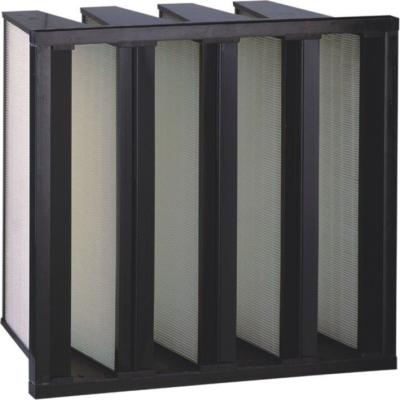 China Media Plastic Frame Fiberglass Air Filters Air Handling Unit for sale