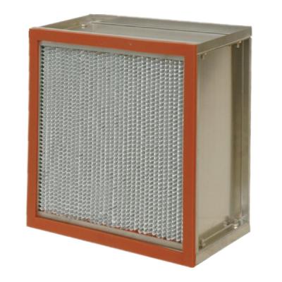 Cina Efficienza ad alta temperatura termoresistente H13/H14 del filtro da Hepa per la trasformazione dei prodotti alimentari in vendita