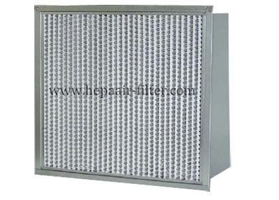 Cina Filtro dell'aria in profondità pieghettato di alta efficienza del separatore del di alluminio con la flangia in vendita