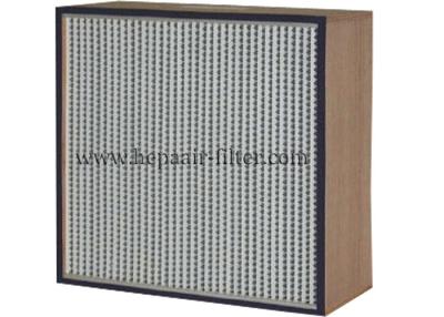Cina Filtri dalla Profondo-Piega della struttura di legno di filtro dell'aria di alta efficienza del condizionamento d'aria di Hepa in vendita