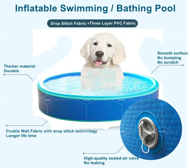 Summer Backyard PVC Kids Drop Stitch Swimming Pool Large Above Ground Hot Tub Spa Outdoor Massage Spa Pool