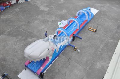 중국 0.55mm PVC 방수포 아이, 주문 예리한 팽창식 미끄러짐 n 활주를 위한 팽창식 물 미끄럼 판매용