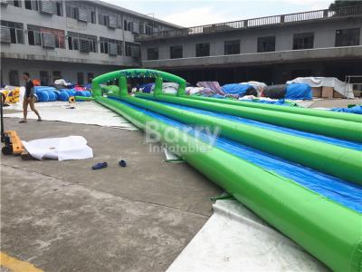 China Long single Or Double Lane Inflatable Slide City 1 - 2 Years Warranty for sale
