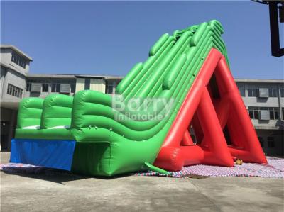 중국 물 공원을 위한 주문을 받아서 만들어진 PVC 두 배 차선 거대한 팽창식 물 미끄럼 판매용
