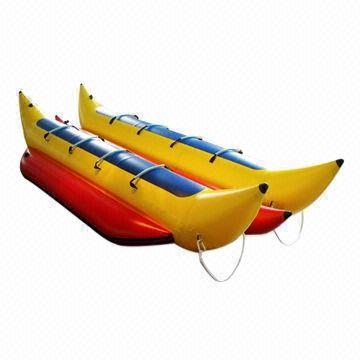 Chine Jouets gonflables de flottement de l'eau, bateau gonflable de l'eau de PVC avec 12 sièges à vendre