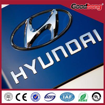 China Exhibitons Car Logo LED Light Emblems With Car Brands Names for sale