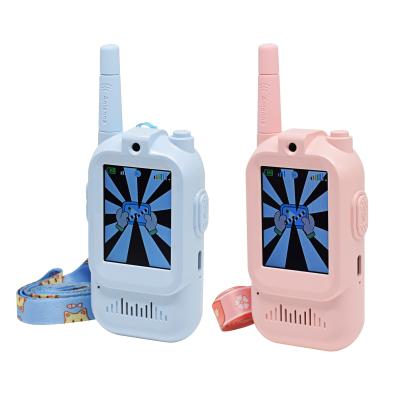 China 2025 Neues Modell Video Walkie Talkie Wiederaufladbares 2.4G Klares Audio mit 30Mixel Live Geschenk für Kinder zu verkaufen