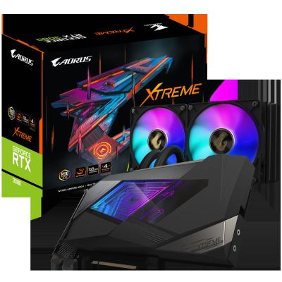中国 384ギガバイトのAorusかまれたGeforce Rtx 3080のチタニウムXtreme Waterforce 12g 19000のMHz 販売のため