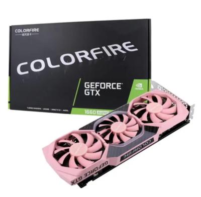 China GTX1660 super Kleurrijke de Grafiekkaarten 6GB 192bit van RTX2060 Te koop