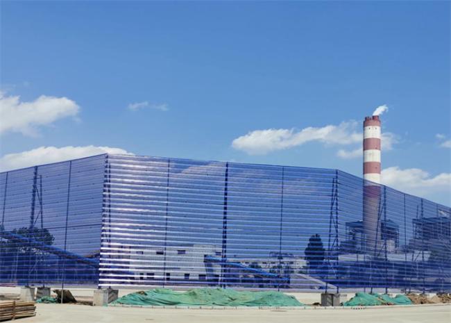 Wind Proof Fence Panel installation example