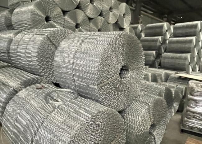 Pipeline Coating 8Line wire welded metal mesh roll