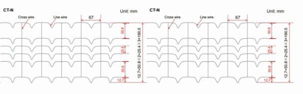 Galvanized Reinforced Wire Mesh close-up showing uniform hole pattern