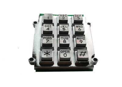 China vandal proof outdoor industrial phone keypad with 12 numerical keys and alphabet for sale