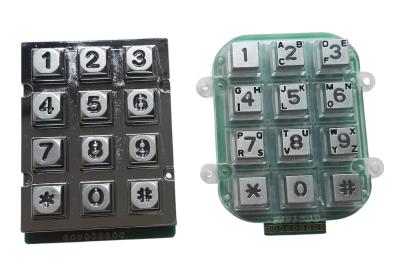 China door phone industrial numerical keypad with 12 keys and dot matrix programmable for sale