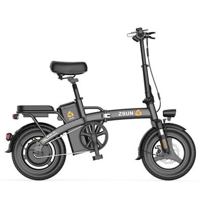 중국 후부 허브 모터 350w 36v 10.5ah 접이식 전기 자전거 14 인치 전기 도시 도로 자전거 전기 접이식 자전거 판매용