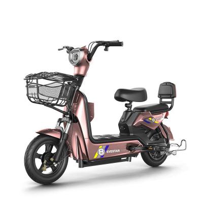 중국 350W 모터 파워 남성용 전기 도시 자전거 48V 전압 저렴하고 친환경 전기 자전거 판매용