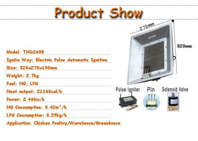 China Infrared IR Gas Brooder Heater Automatic Ignition Gas Savying For Livestock Shed Te koop