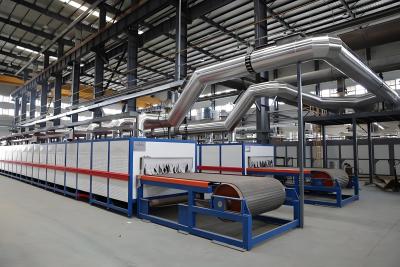 China Continuous Kiln Structure Industrial Mesh Belt Kiln Made of Stainless Steel Belt Material for sale