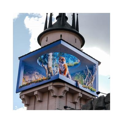 China Customization Naked Eye 3D LED Display Screen High Brightness P4 P5 P6 P8 P10 Display Board for Outdoor Commercial Advertising for sale
