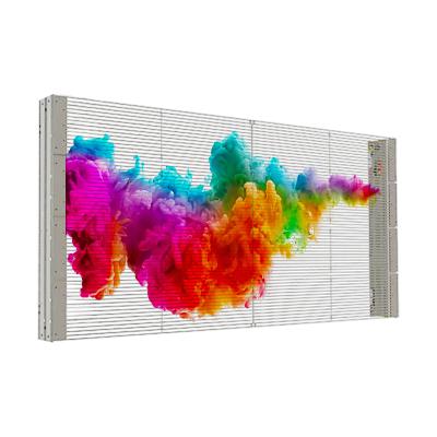 China Transparent Led Film Screen Adhesive Flexible Given to Philandering Customize Arbitrary Tailoring According to the Project for sale