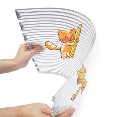 China Transparent Led Film Screen Adhesive Flexible Thin and HD to the Installation Environment of the Project Any Shape for sale
