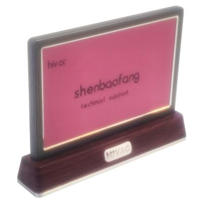 China Mobile Phone Batch Setup 7.5 Inch pink Film E Ink Screen Name Plate Place Cards & Table Numbers for sale